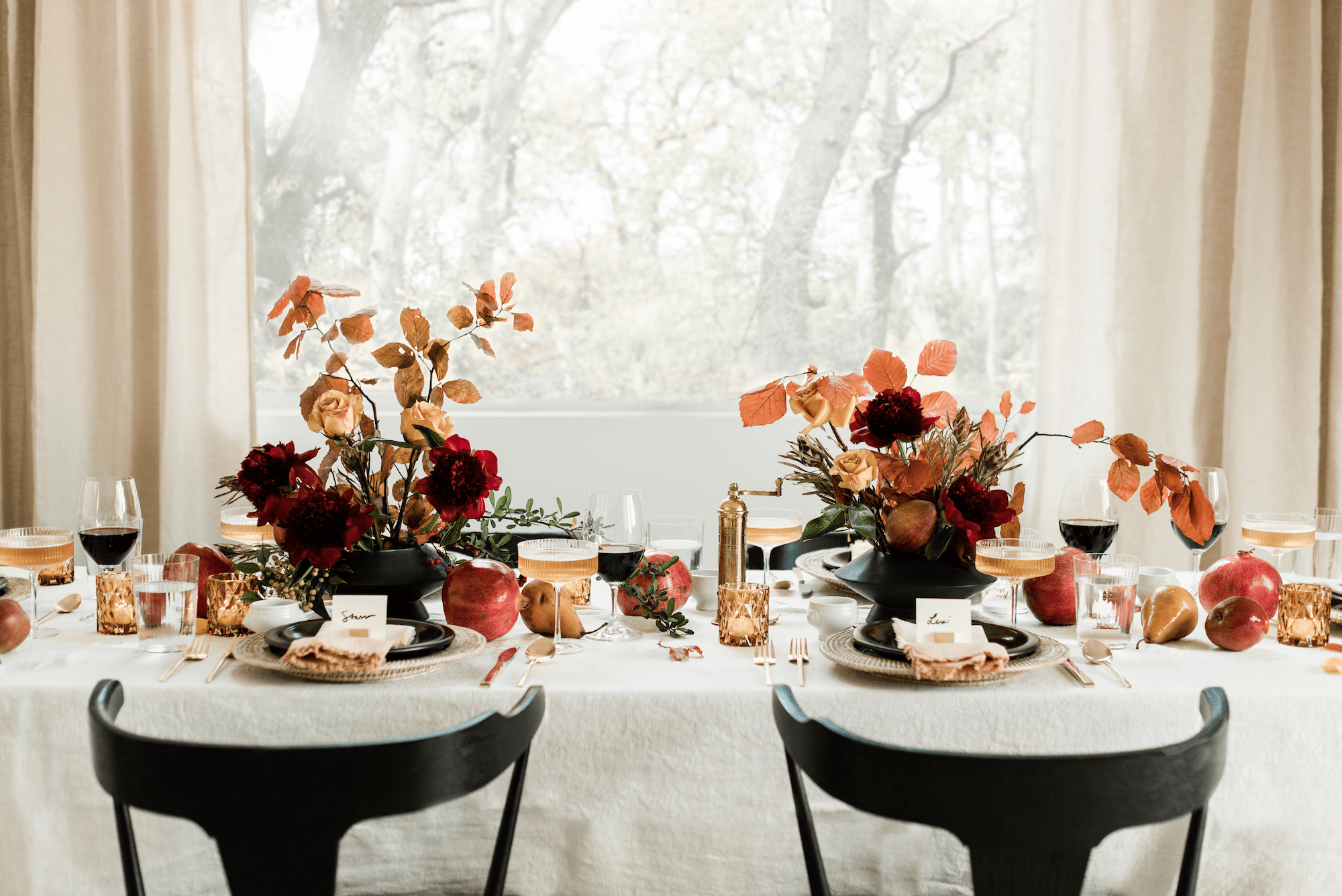 Thanksgiving Table Design: Autumnal Elegance - The Interior Collective