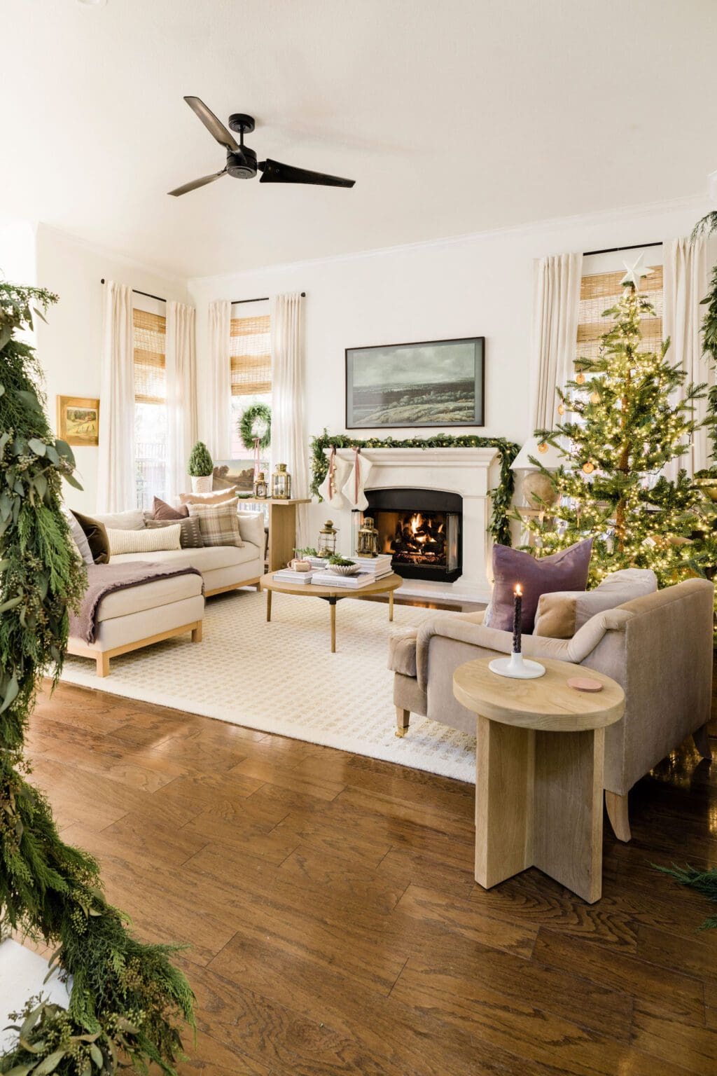 Fresh Greenery Holiday Home Tour - The Interior Collective
