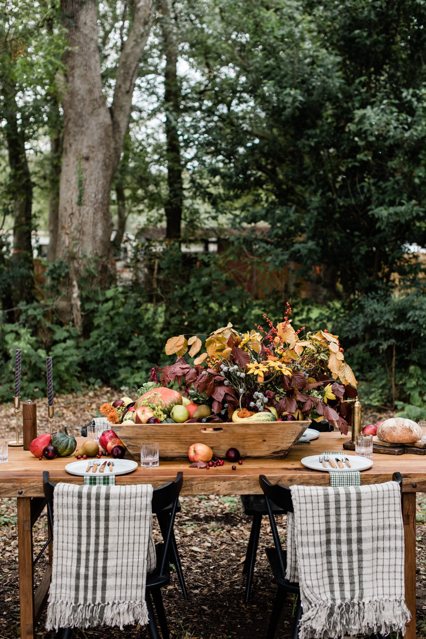 Autumn Harvest Thanksgiving Table Design - The Interior Collective