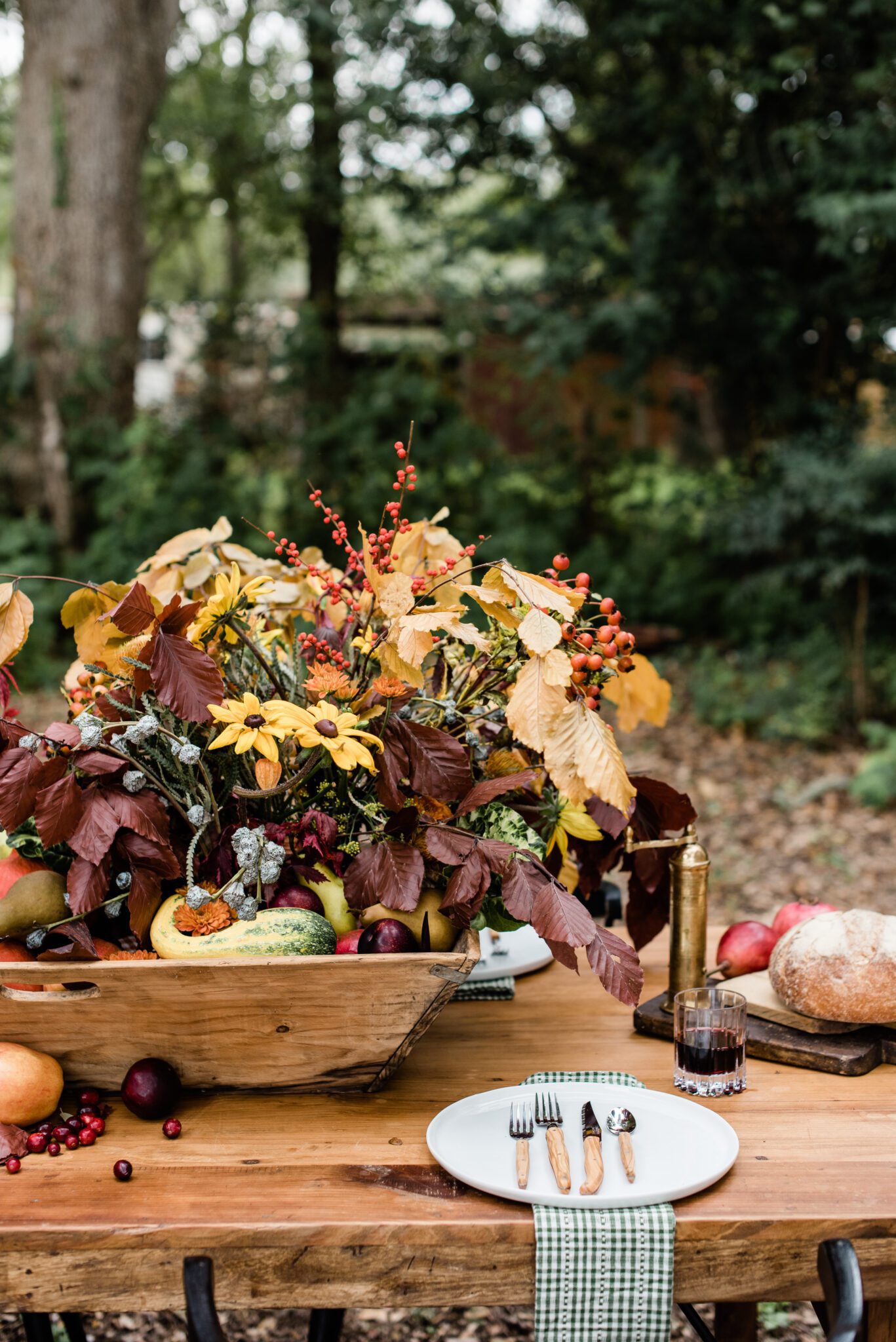 Autumn Harvest Thanksgiving Table Design - The Interior Collective