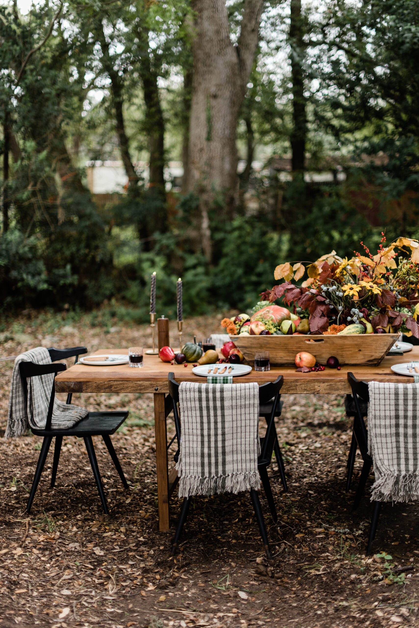 Autumn Harvest Thanksgiving Table Design - The Interior Collective
